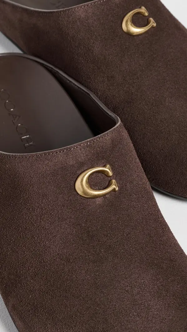 COACH Sculpted C Soft Mules