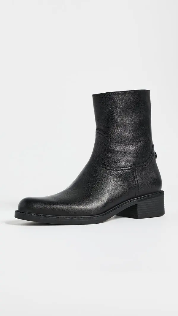COACH Sculpted C Pointed Toe Booties