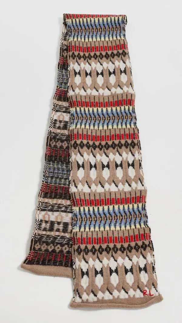 Polo Ralph Lauren Chunky Fair Isle Scarf