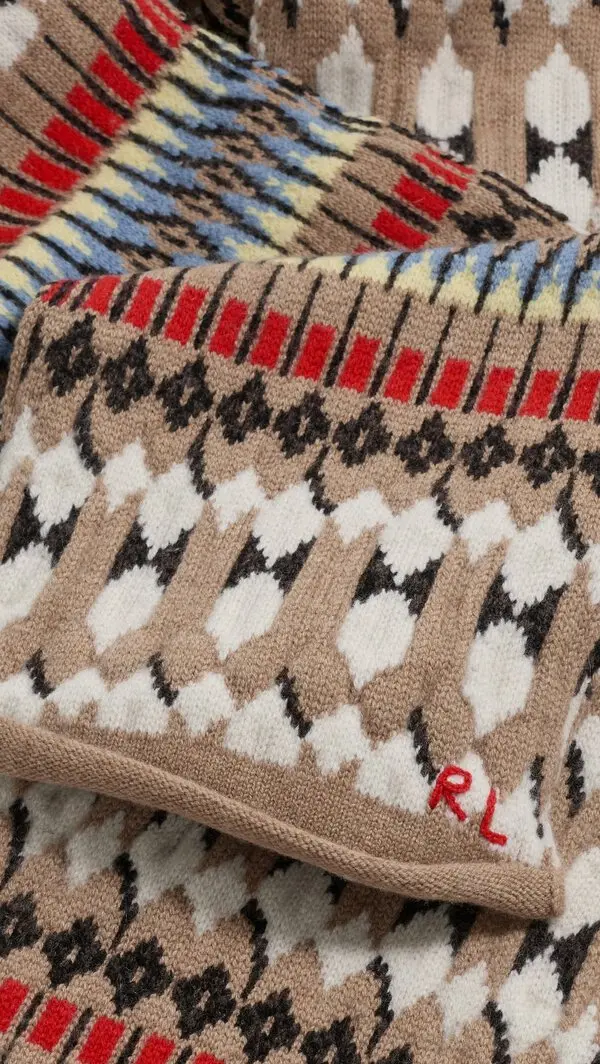 Polo Ralph Lauren Chunky Fair Isle Scarf