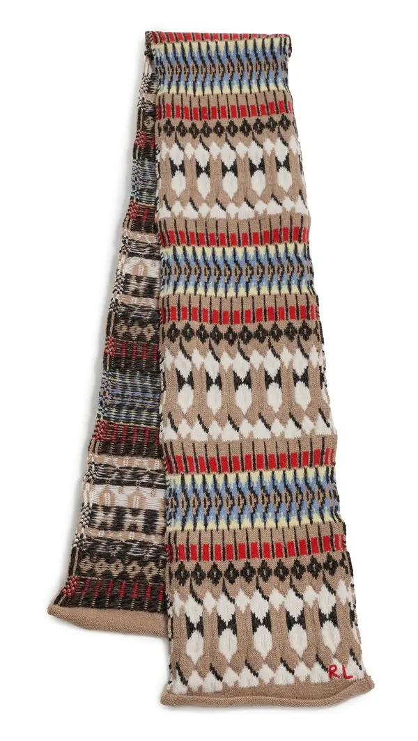 Polo Ralph Lauren Chunky Fair Isle Scarf