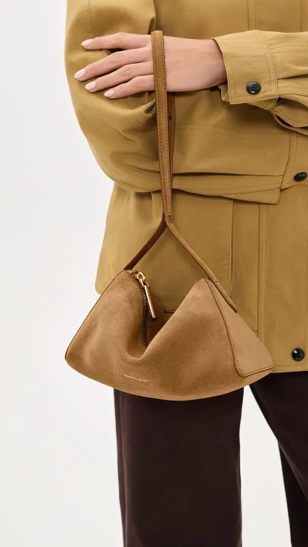 Veronica Beard Suede Prism Shoulder Bag