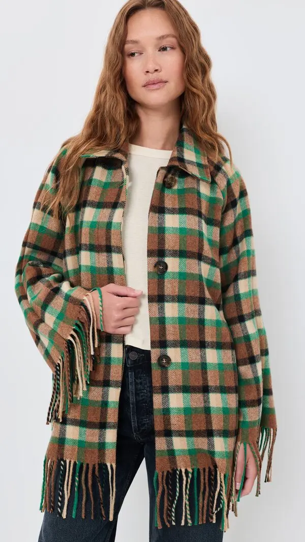 Rodebjer Yuna Short Check Jacket
