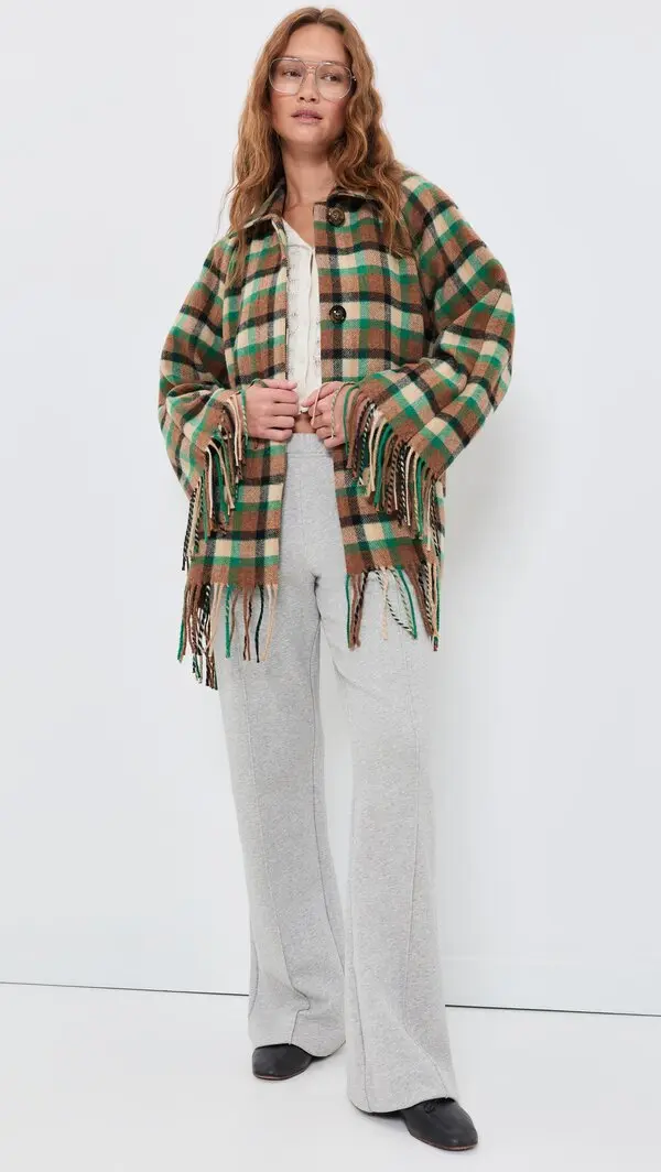 Rodebjer Yuna Short Check Jacket