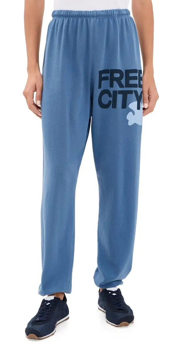 FREECITY Sweatpants - Bluewash