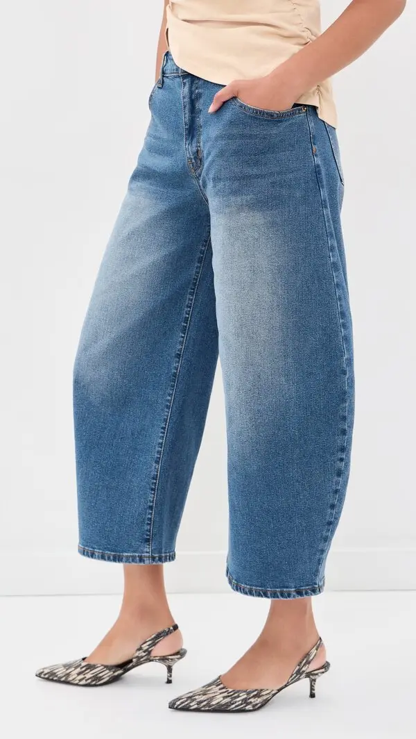Lioness Horseshoe Cropped Jeans