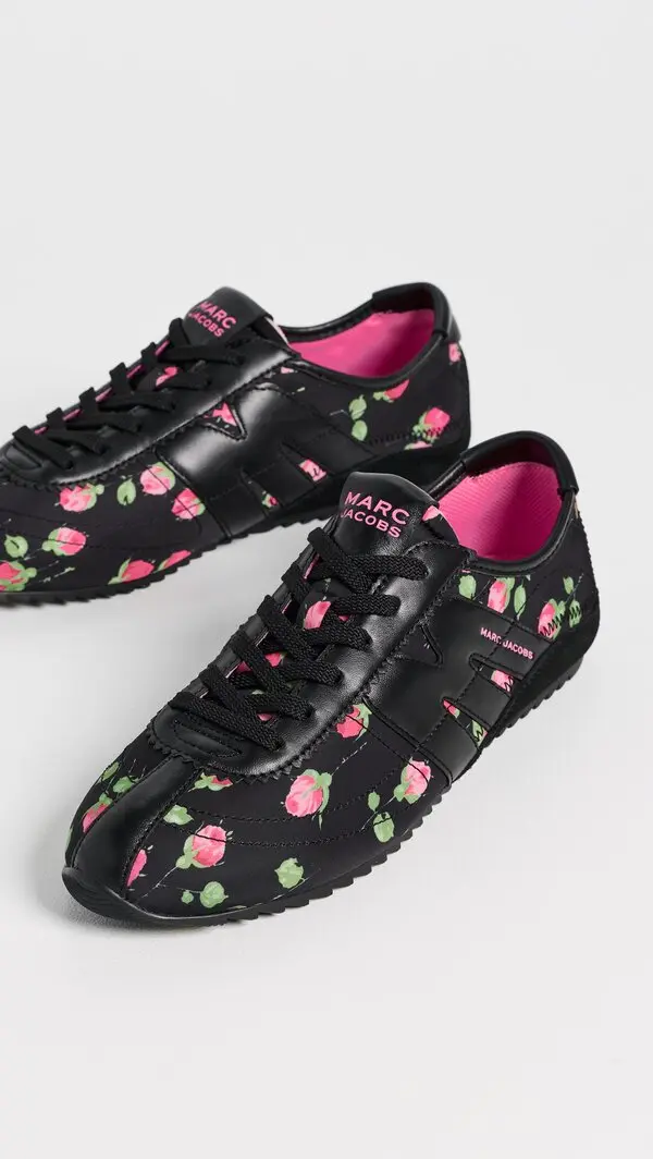 Marc Jacobs 400 Bleecker Runner Sneakers With Floral Print