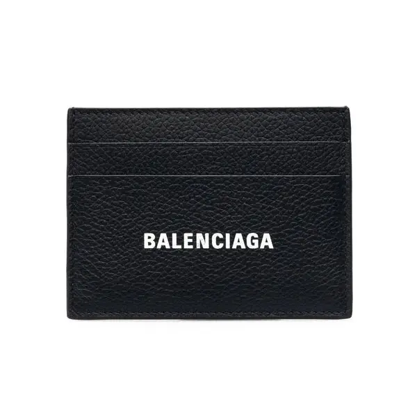 Balenciaga Grained Leather Cash Cardholder