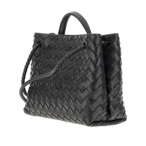 Bottega Veneta Small Andiamo Bag - Black