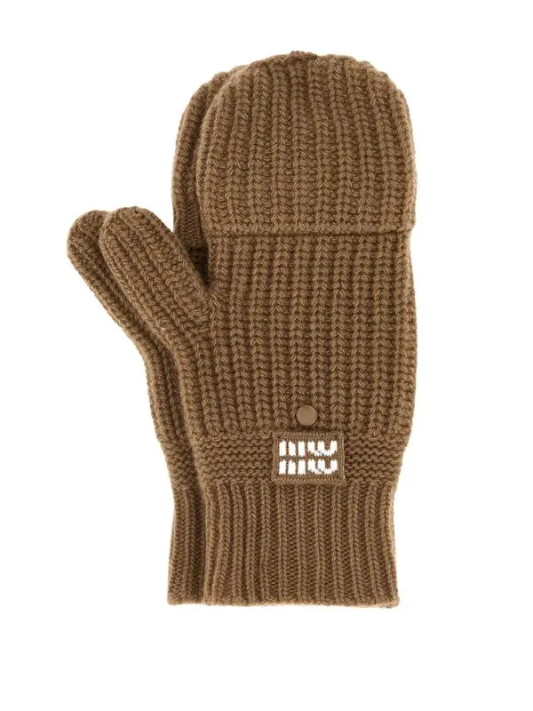 Miu Miu Knitted Gloves