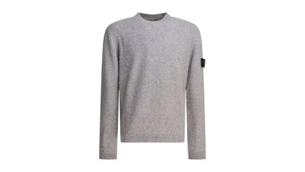 Stone Island Fancy Yarn Sweater - Grey