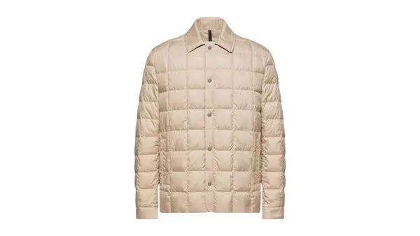 Moncler Castellana Down Shirt Jacket - Beige