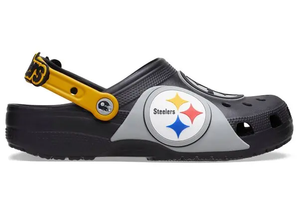 CROCS Graphic Classic Clog Nfl Pittsburgh Stee Shirtlers - Multicolor
