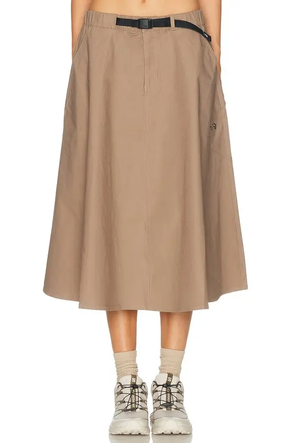 The North Face Belted Canvas Skirt - Garnet