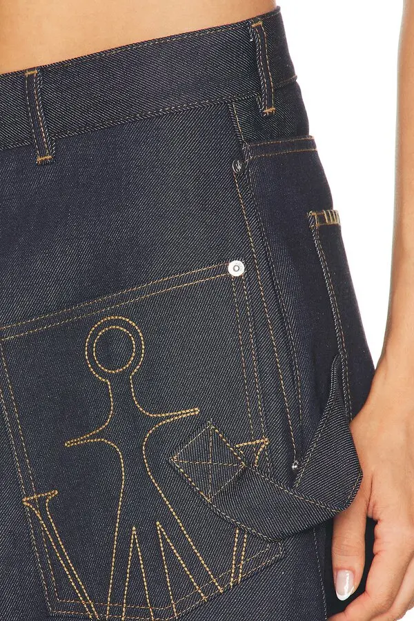 JW Anderson Twisted Straight Leg - Indigo