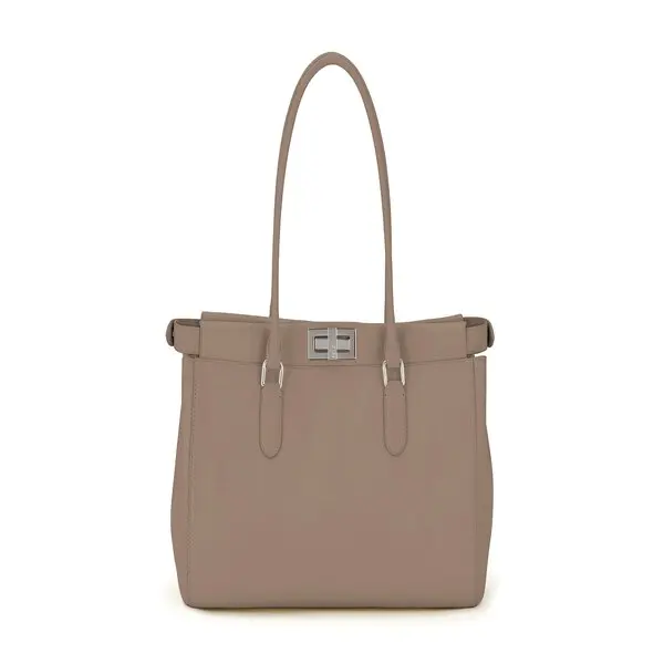 Fendi Peekaboo Small Tote - Grey