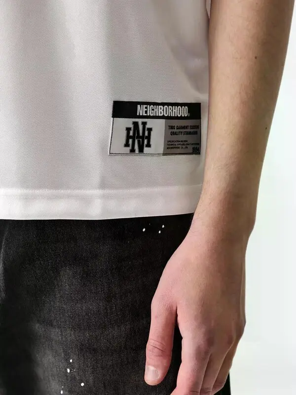 NEIGHBORHOOD Logo-print Panelled T-shirt