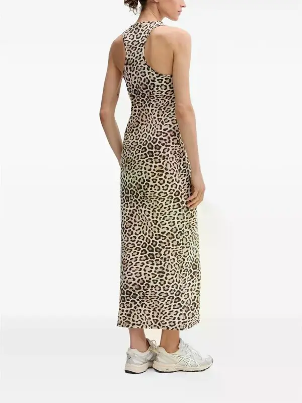 PUMA Leo Luxe Leopard-print Maxi Dress
