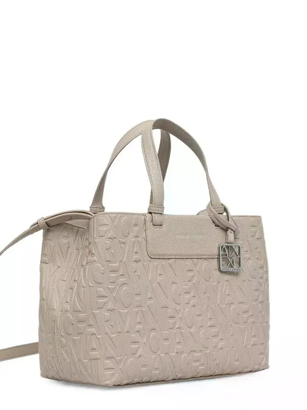 Armani Exchange Logo-embossed Tote Bag