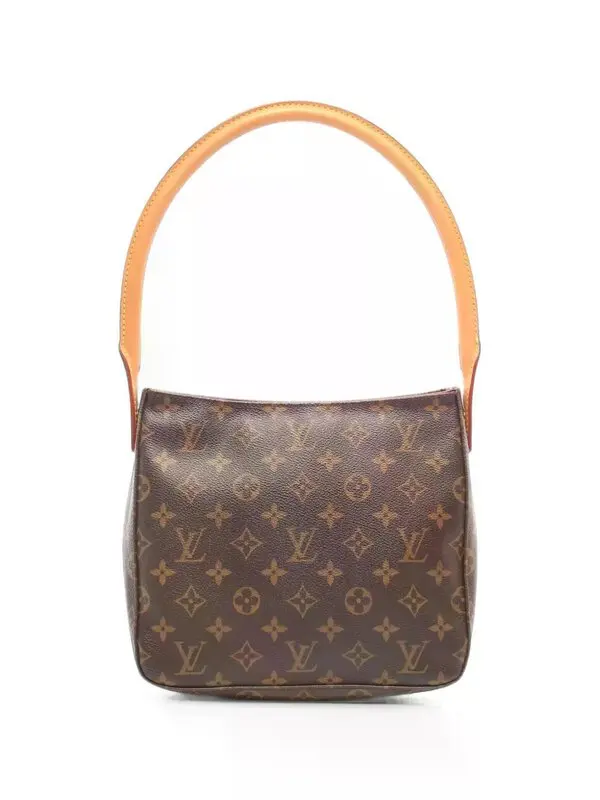 LOUIS VUITTON 2001 Mm Looping Monogram Tote Bag - Brown