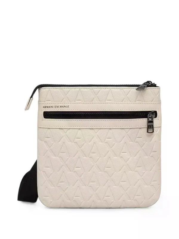 Armani Exchange Logo-embossed Messenger Bag