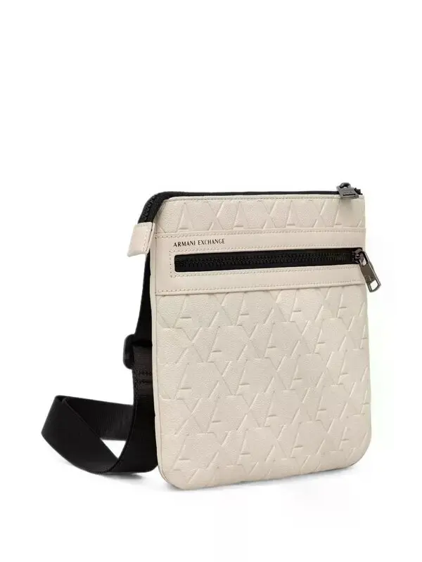 Armani Exchange Logo-embossed Messenger Bag