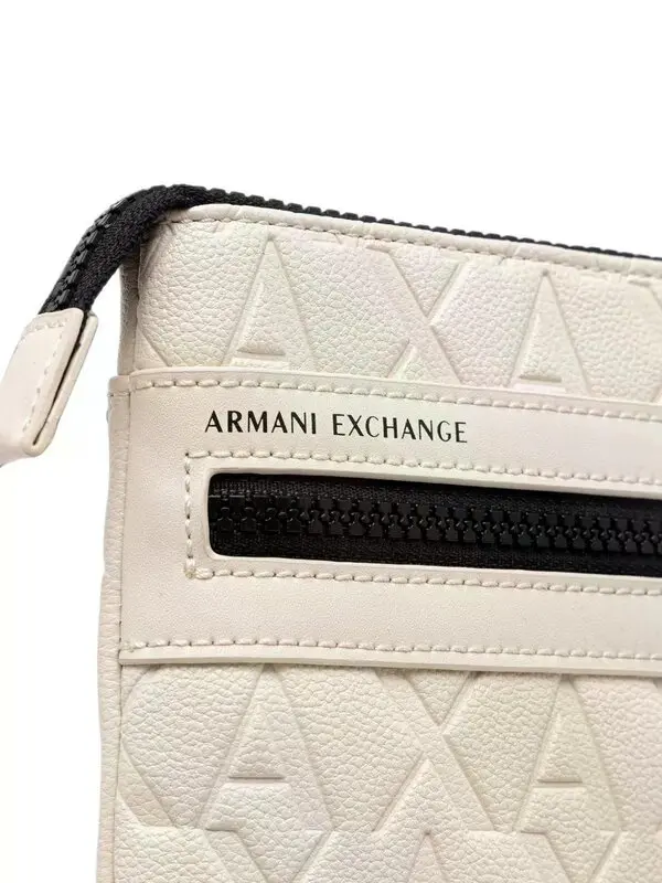 Armani Exchange Logo-embossed Messenger Bag