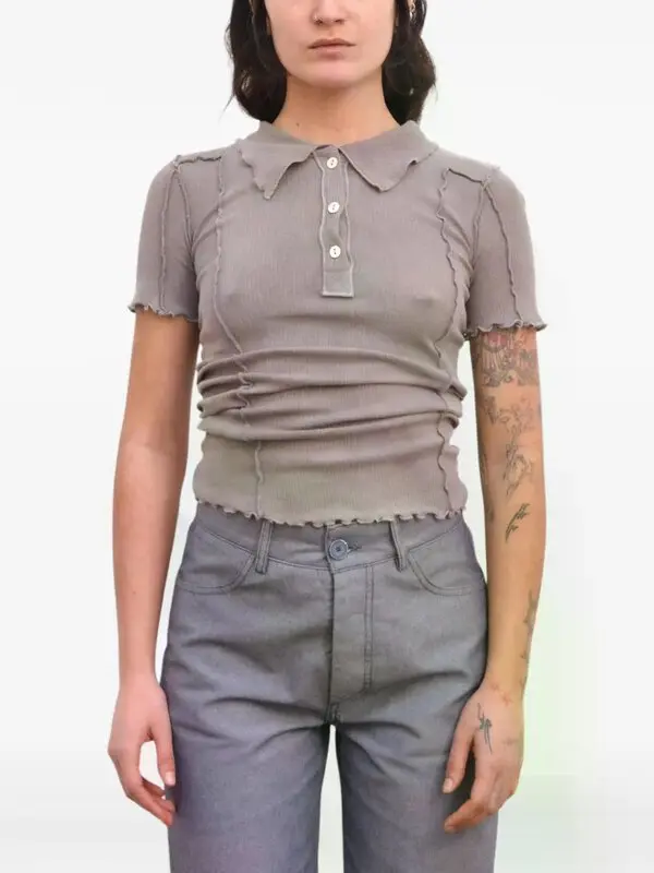 BASERANGE Omato Ribbed Polo