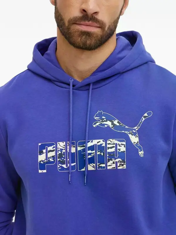 PUMA Logo-print Drawstring Hoodie