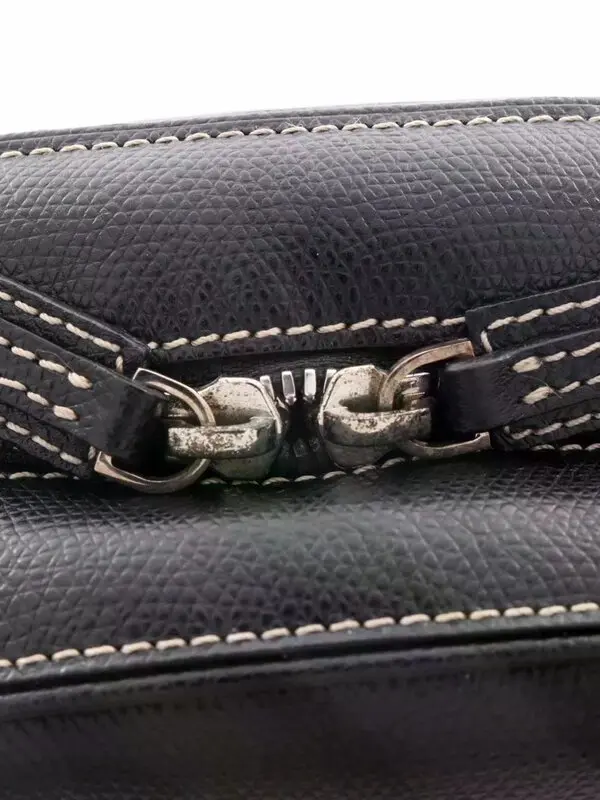 Loewe 2010s Senda Buckle-strap Leather Tote Bag