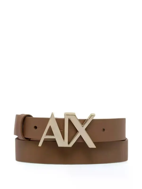 Armani Exchange Ax Logo-plaque Belt