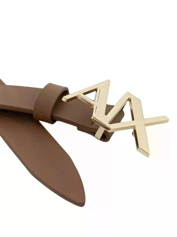 Armani Exchange Ax Logo-plaque Belt