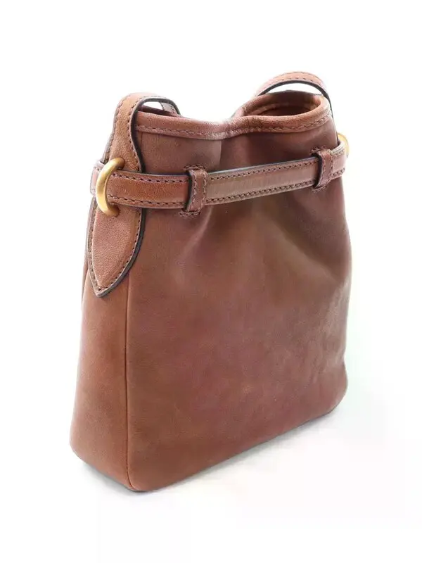 Miu Miu Nappa Pilot Shoulder Bag - Brown