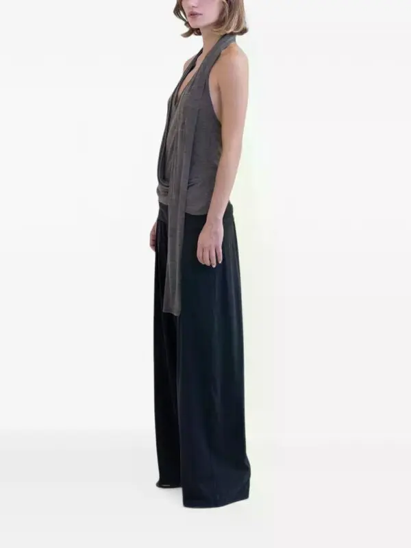 BELLE ANNA Draped Halterneck Top