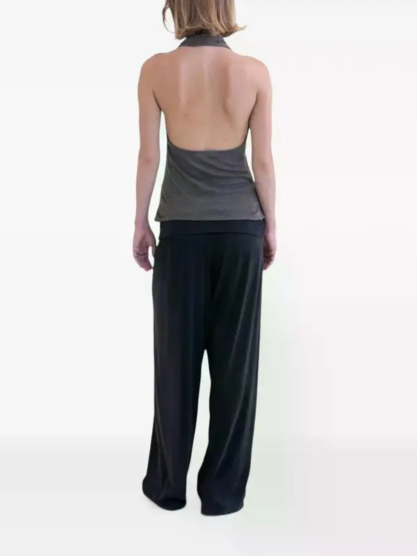 BELLE ANNA Draped Halterneck Top