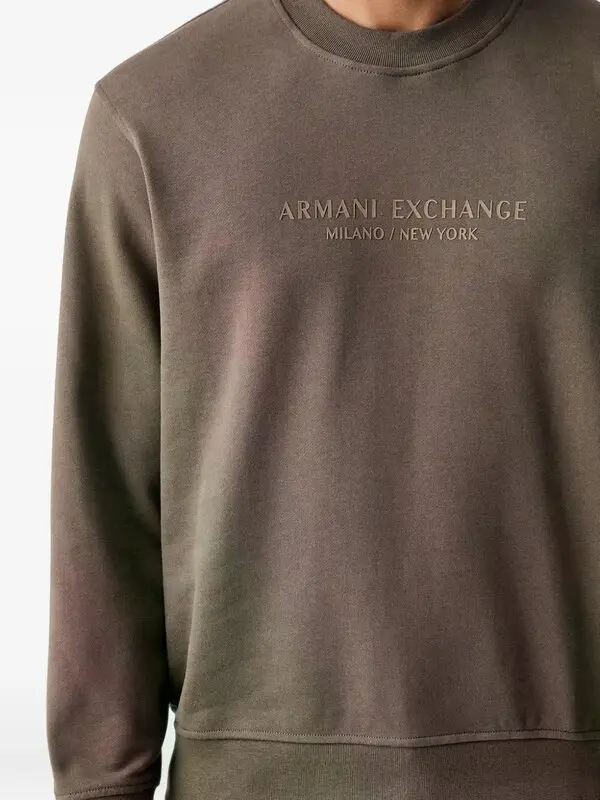 Armani Exchange Logo-print Crew-neck Sweater