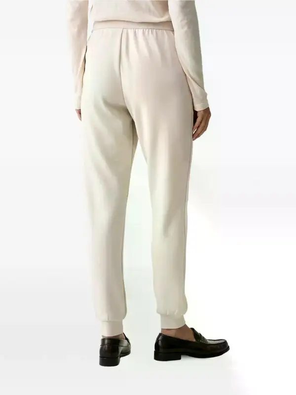 Armani Exchange Rhinestone Logo Track Pants - Neutrals