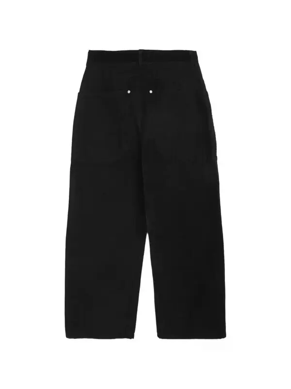 You Must Create Needle Panelled Trousers - Black