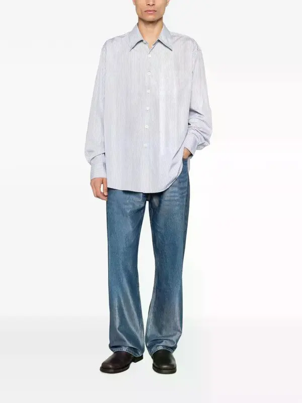 Our Legacy Faded-effect Straight-leg Jeans