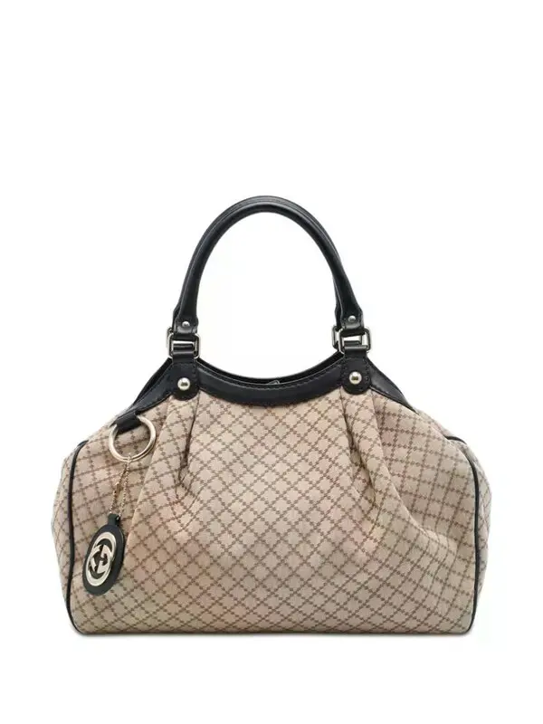 Gucci 2016-2026 Medium Diamante Canvas Sukey Tote Bag