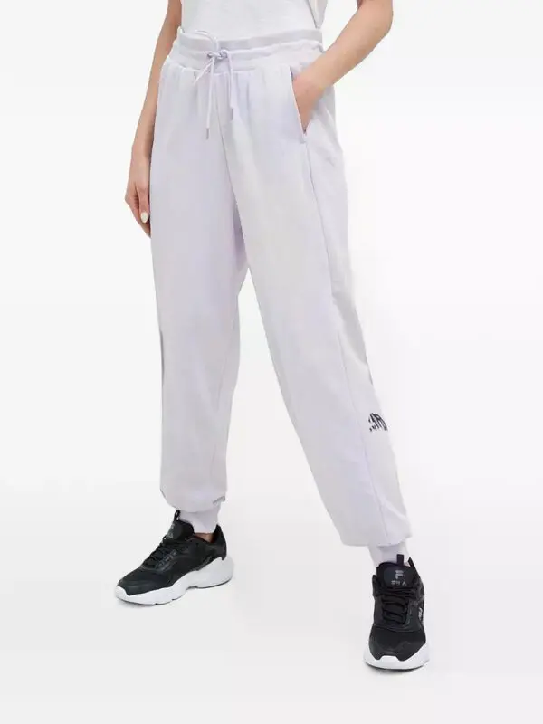 PUMA Logo-print Drawstring Track Pants - Purple
