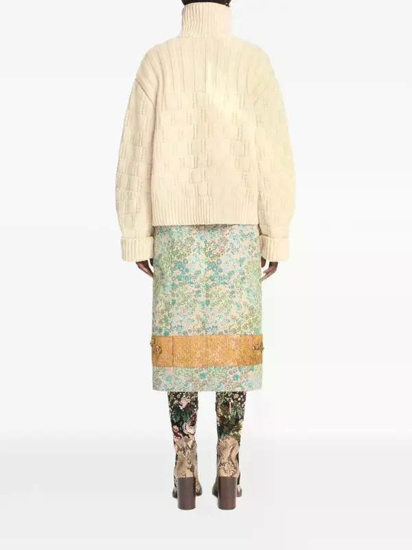 Dries Van Noten Textured Wool Cardigan