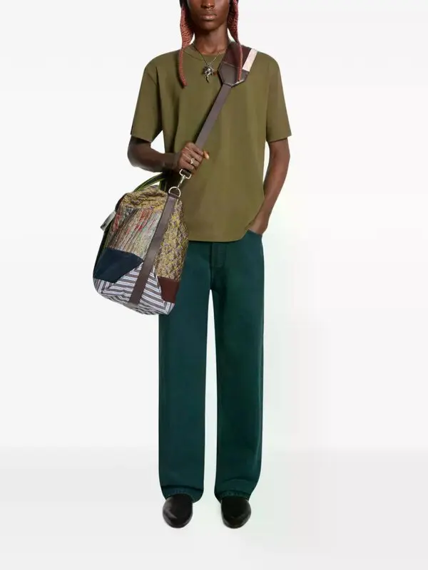 Dries Van Noten Large Embroidered Tote Bag