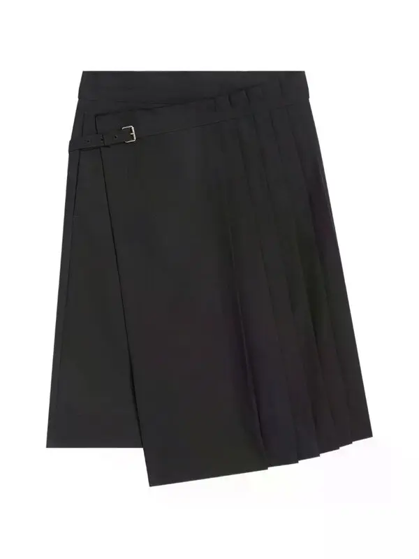 Dries Van Noten Pleated Wool Kilt