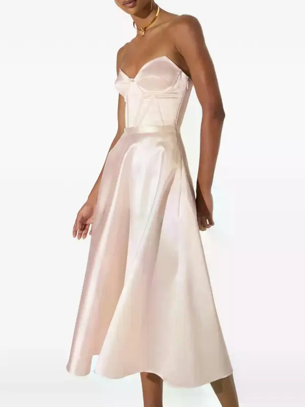 Elisabetta Franchi Dress In Gazar Fabric