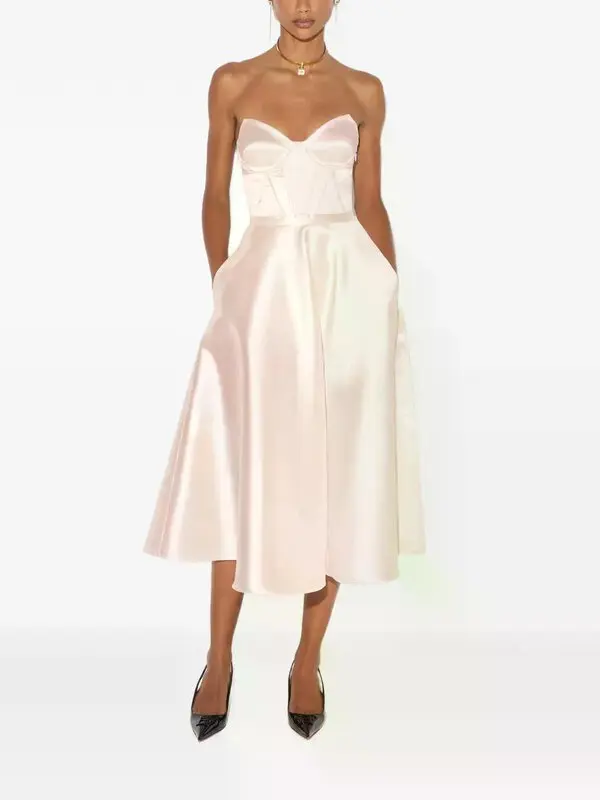 Elisabetta Franchi Gazar Off-the-shoulder Dress - Pink