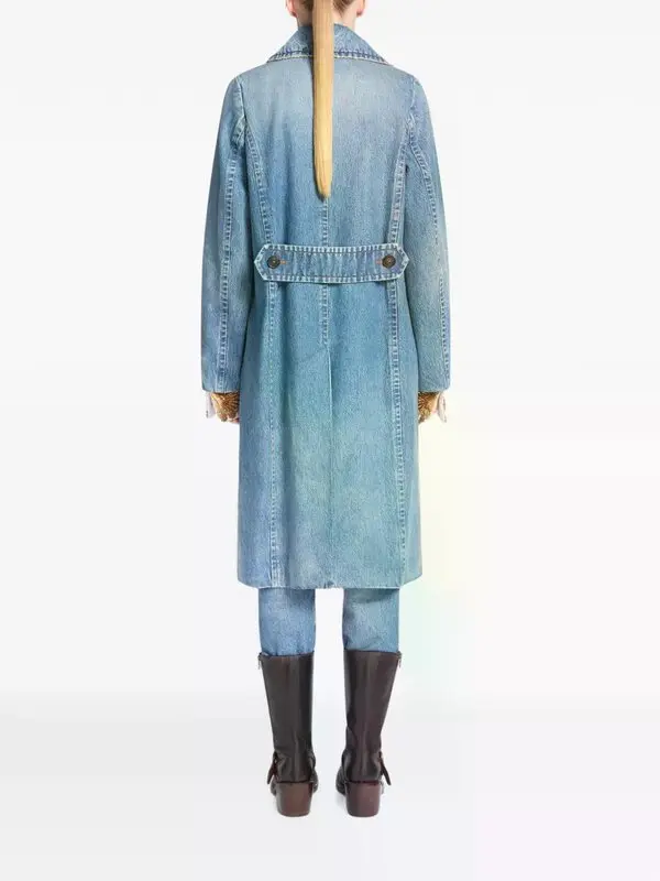Dries Van Noten Double-breasted Denim Coat
