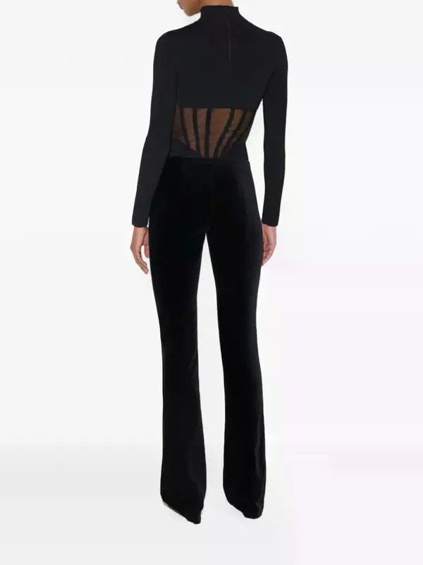 Elisabetta Franchi Knit Bustier Bodysuit
