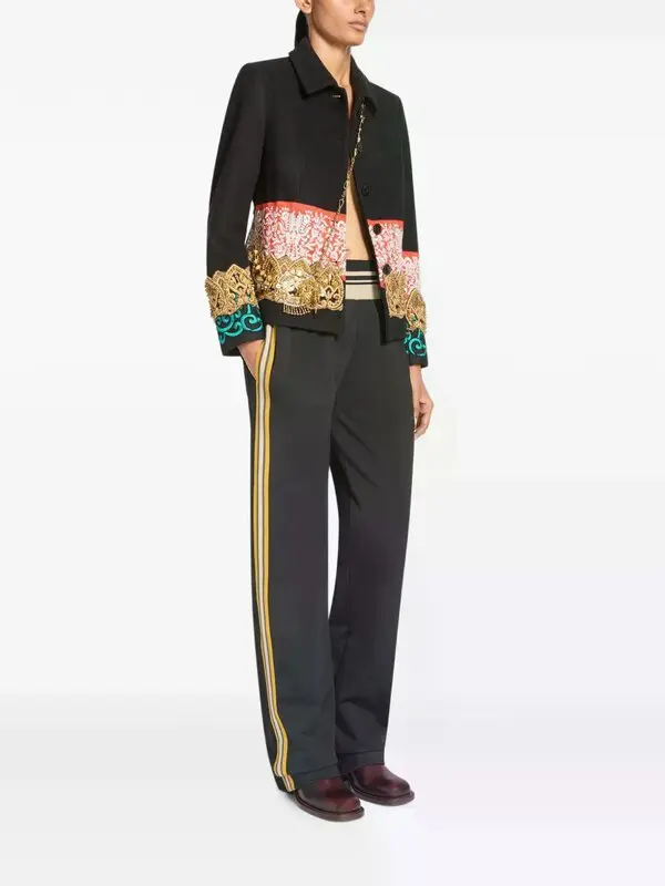 Dries Van Noten Slim-leg Wool Pants