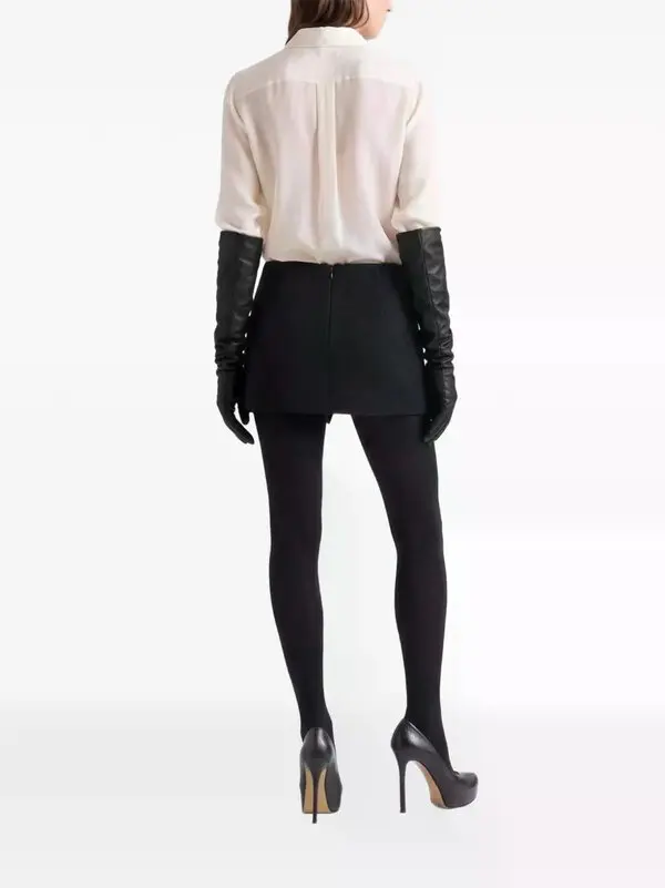 7 For All Mankind Mini Skirt With Bow Detail